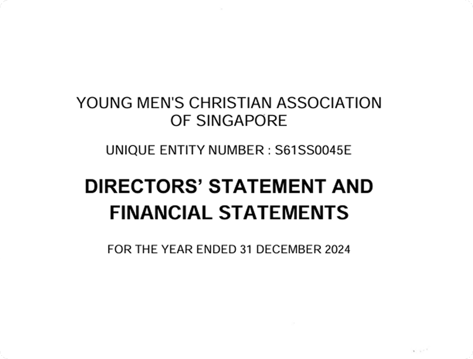 Financial Statements – YMCA